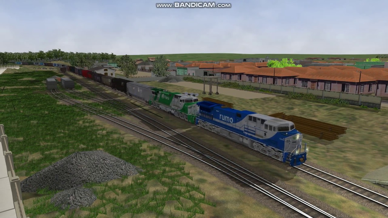 Open Rails - Trem X95 em Pindorama - YouTube