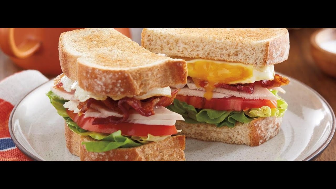 Como Hacer Sandwich Para Desayuno - YouTube