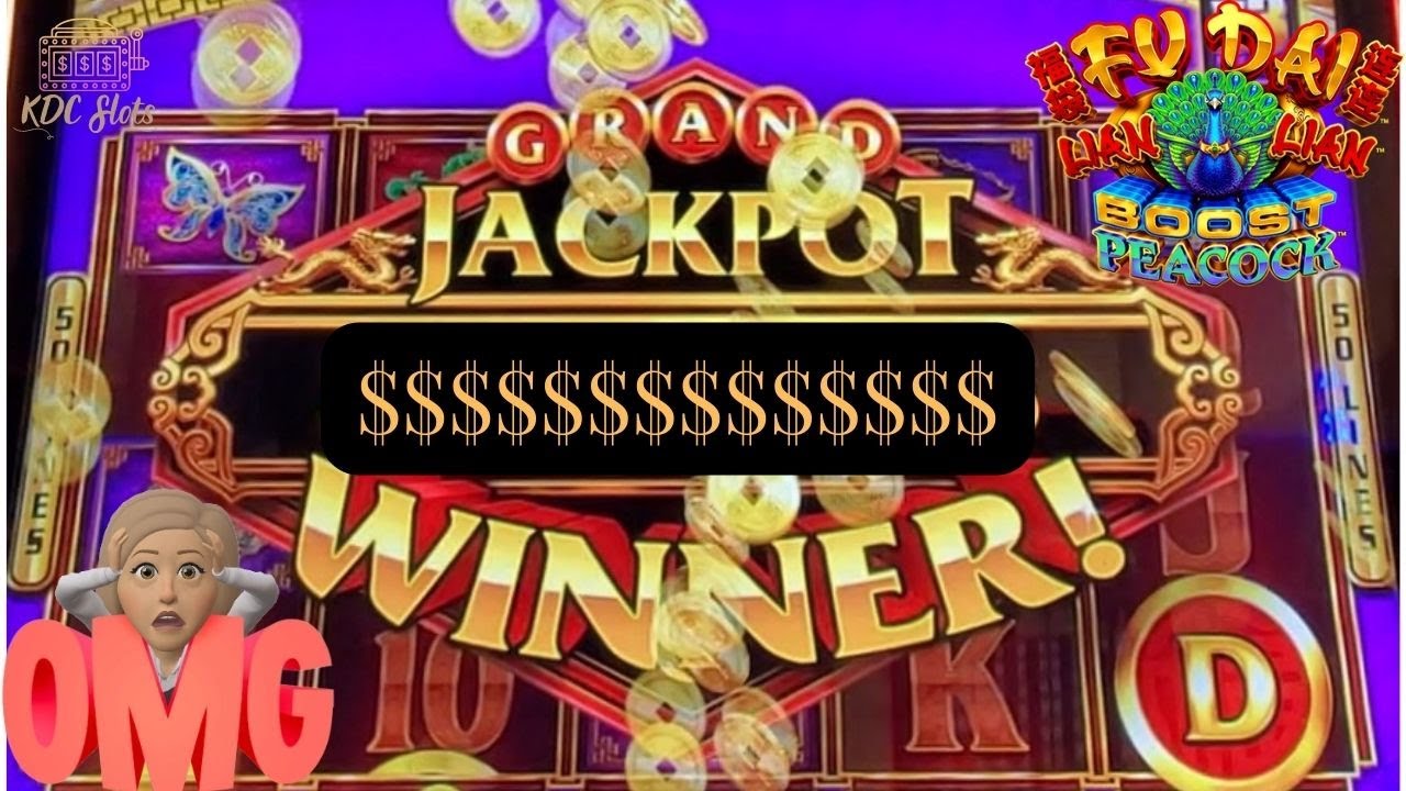 Insane Grand Jackpot On Fu Dai Lian Lian Boost Peacock!!! - YouTube