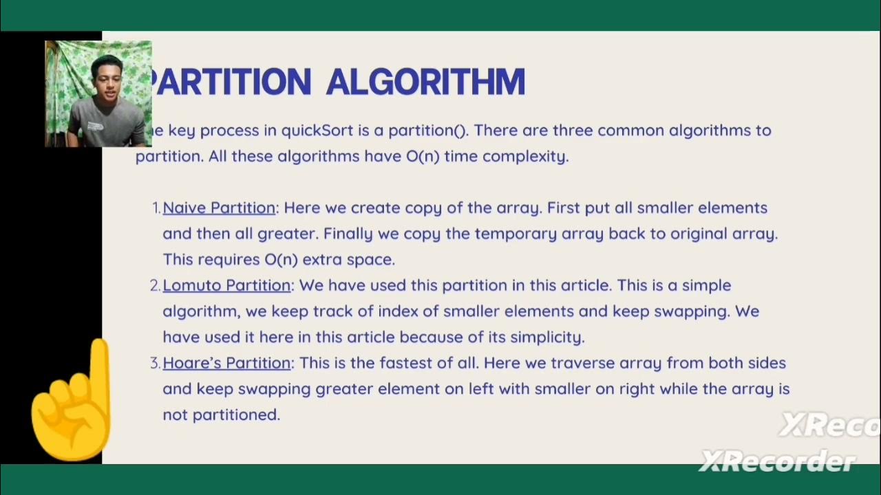 MERGING AND QUICK SORT EXPLANATION FROM BSIT-2B - YouTube