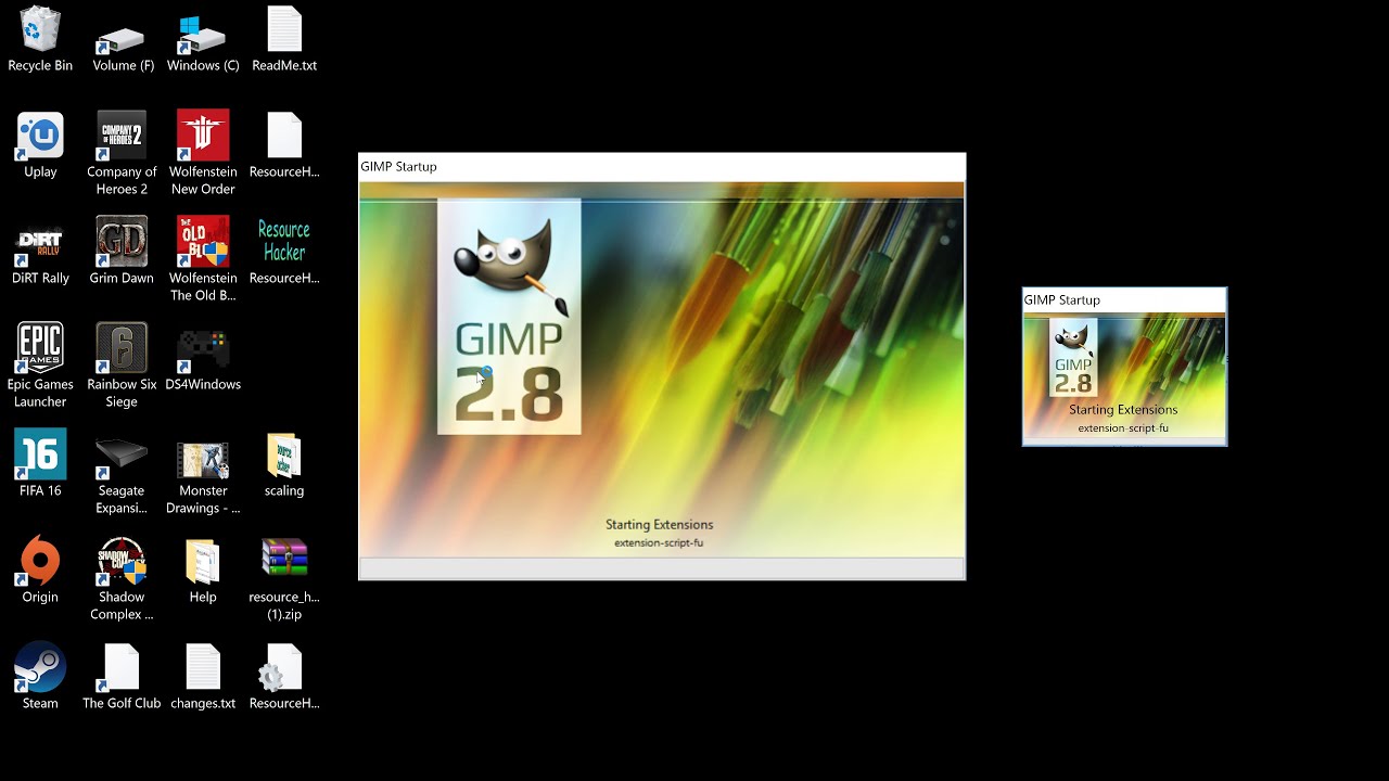 Gimp - scaling issues 4K monitor fix - tutorial - YouTube