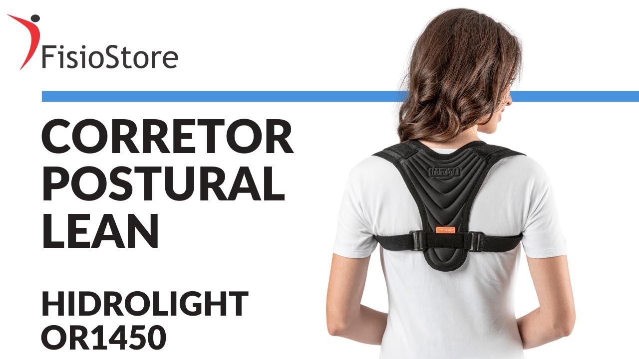 Corretor Postural Lean Hidrolight OR1450 - YouTube