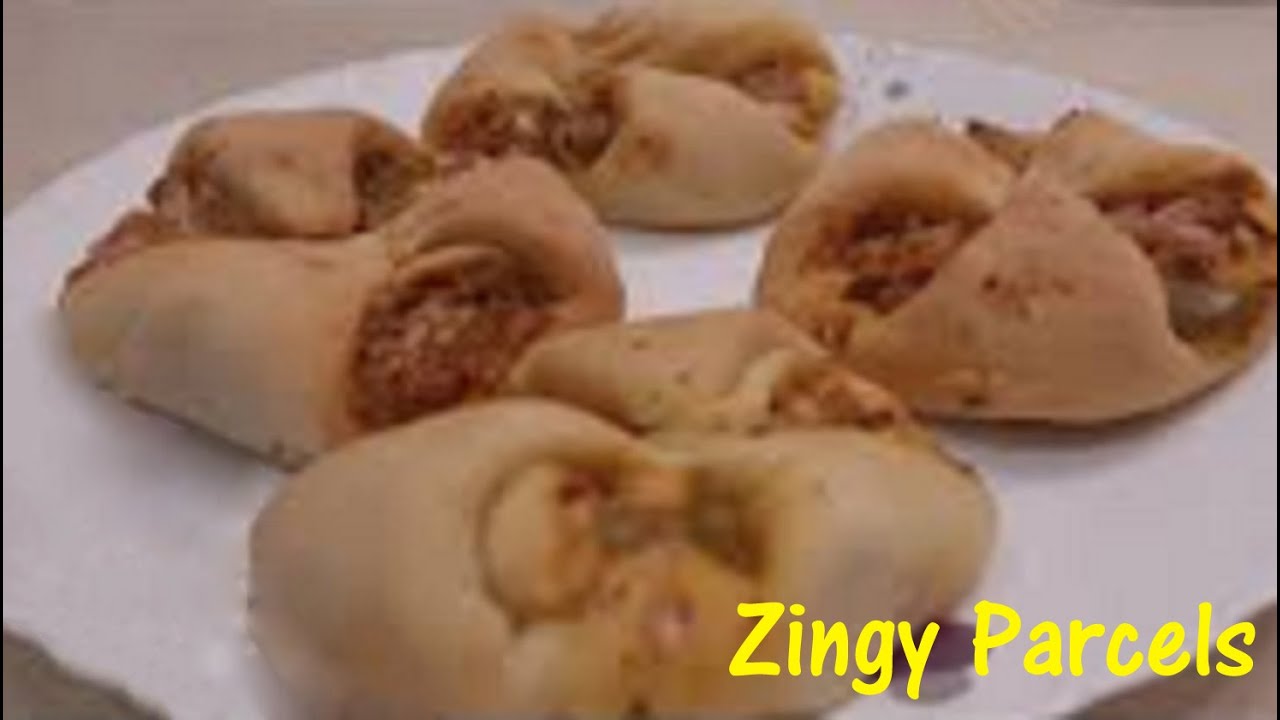 Zingy Parcel Recipe | Dominos Style Zingy Parcels | Cheezy Veg Zingy ...