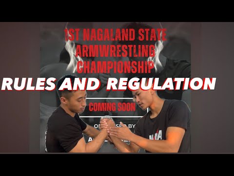RULES AND REGULATIONS PLUS ARM BREAK POSITION FOR THE UPCOMING STATE ...