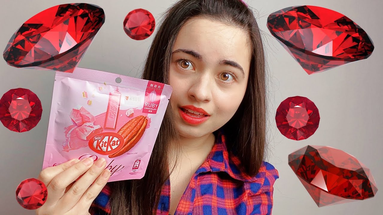 KITKAT RUBY E CHOCOLATE DE ALGODÃO DOCE - YouTube