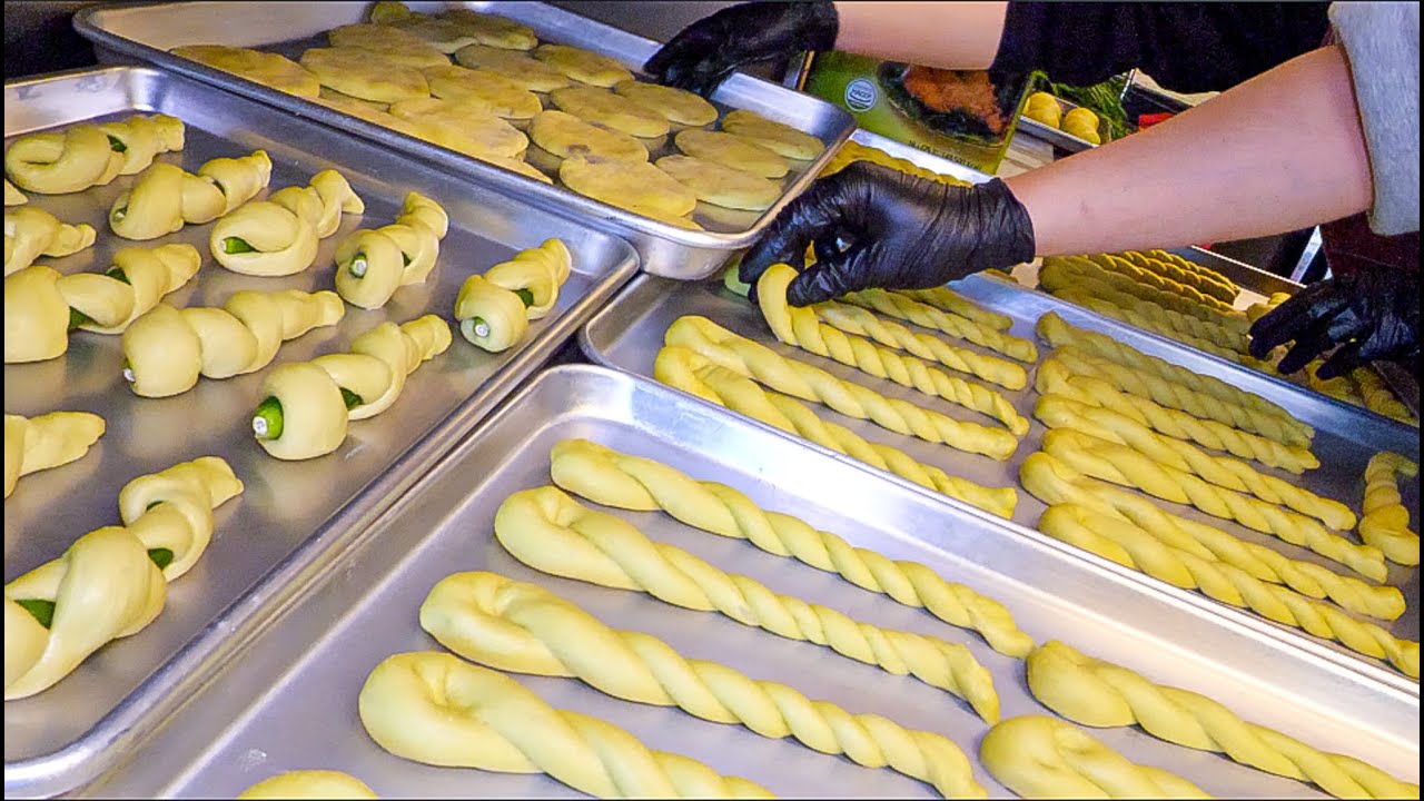 Korea's unique taste! How to make Korean Traditional Twisted bread ...