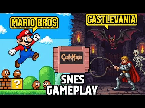 CastleMania - (SNES) - Gameplay - Hack Rom - YouTube