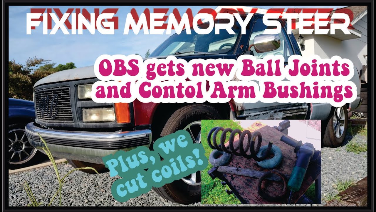 New Ball Joints and Control Arm Bushings - Memory Steer Fixed ...