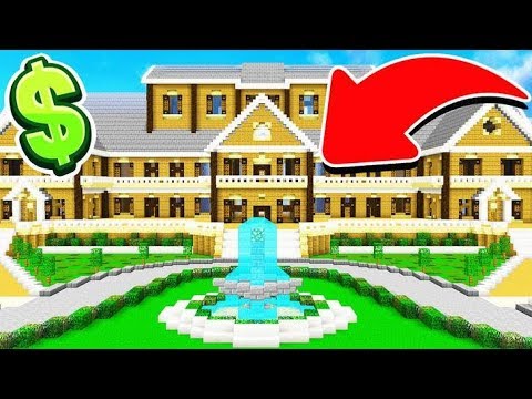 BUILDING THE MOST EXPENSIVE MINECRAFT MANSION! - YouTube