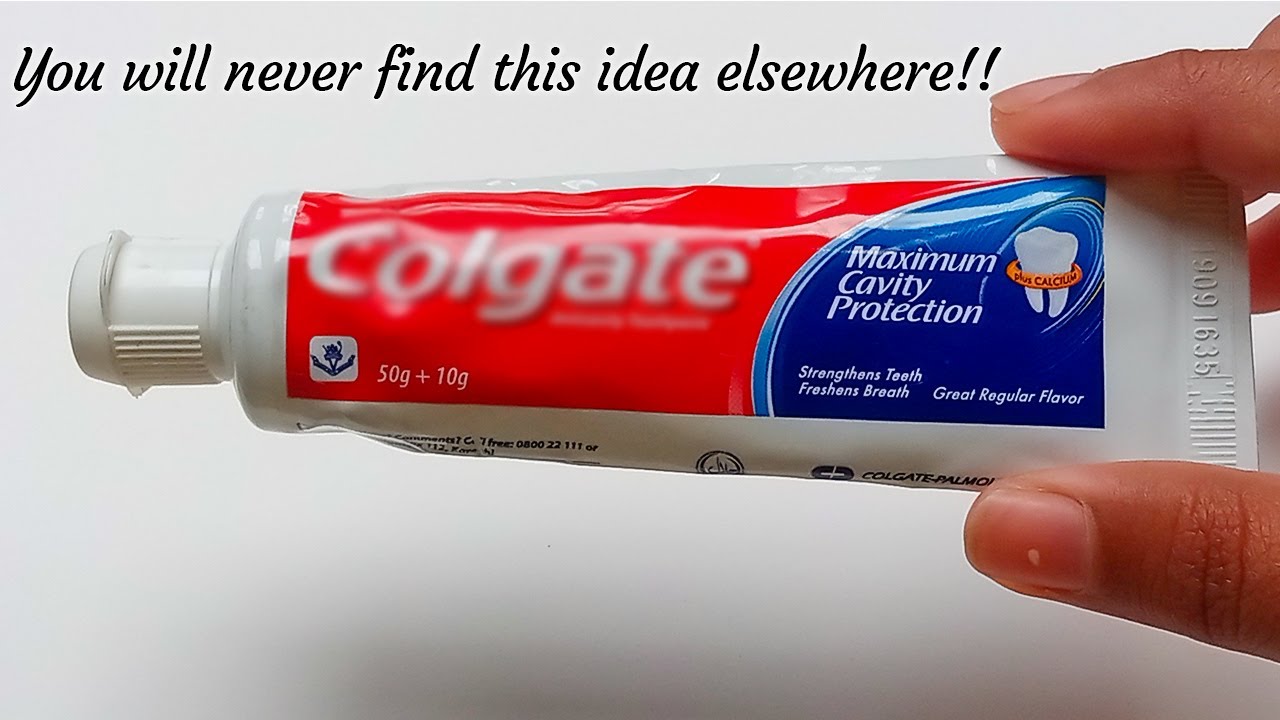 AWESOME! Toothpaste Tube Hack and DIY Idea | best out of waste | reuse ...