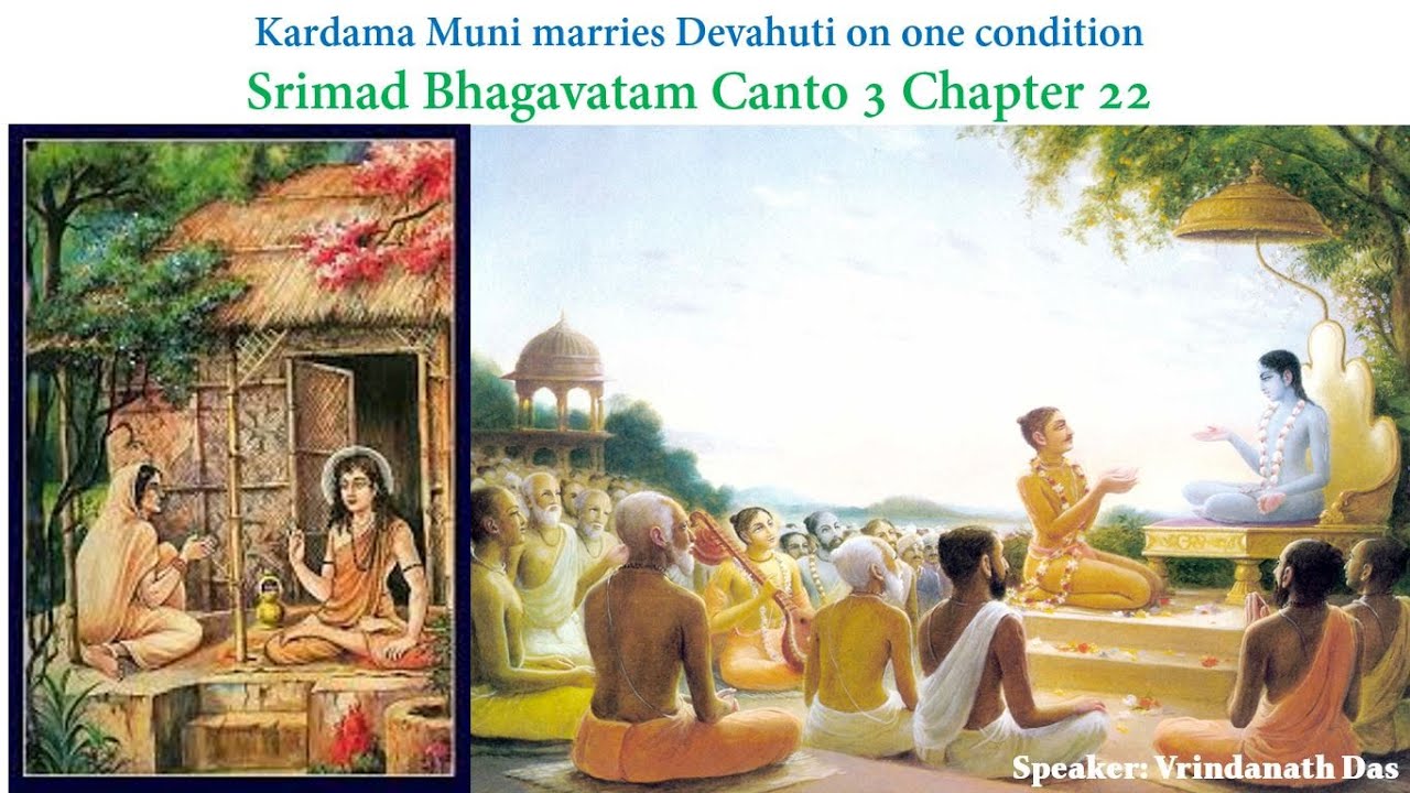 Kardama Muni Marries Devahuti with one condition | Srimad Bhagavatam ...