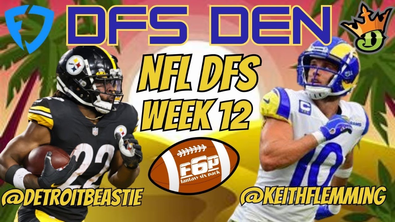NFL DS Week 12 Strategy | DraftKings and FanDuel - YouTube