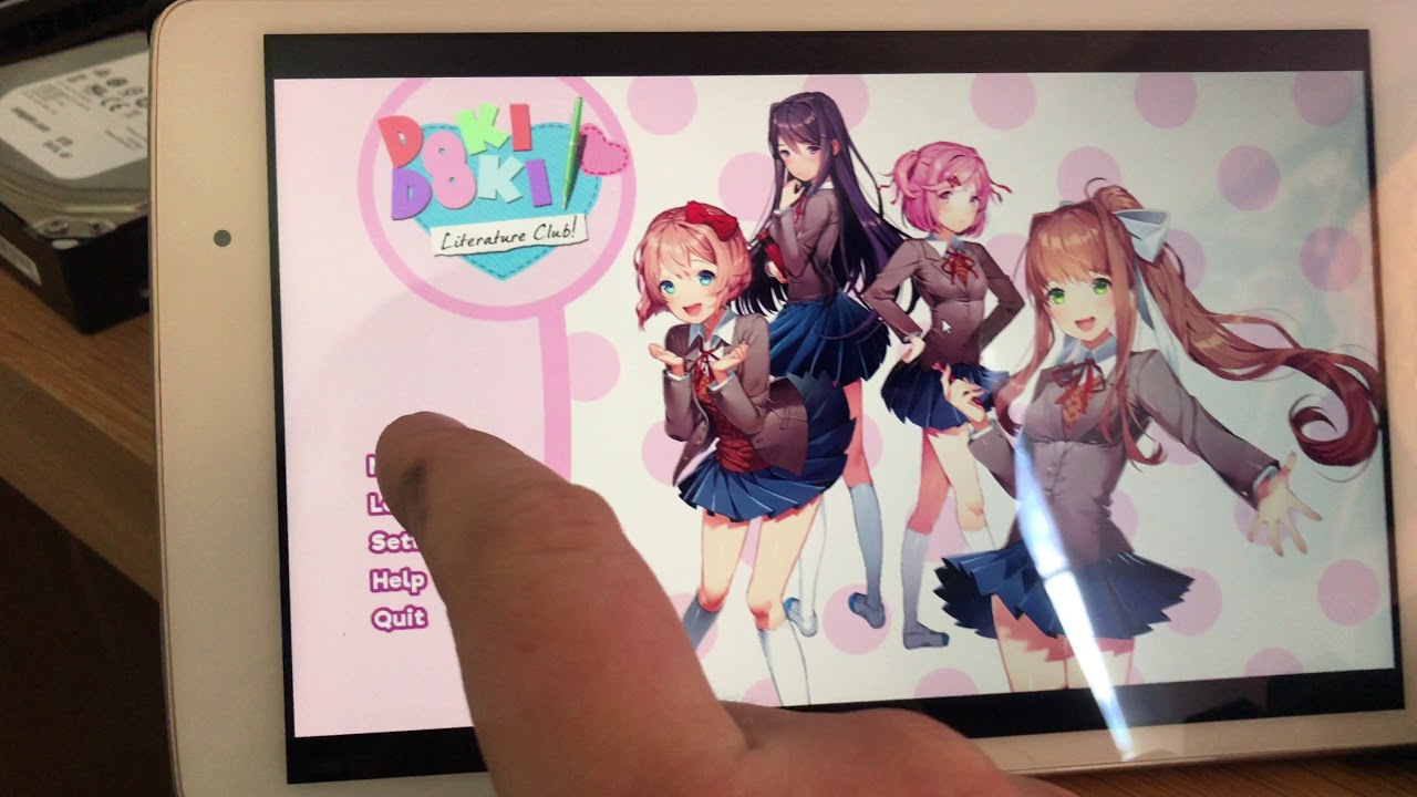 DDLC on Android? Steam link test 1 - YouTube