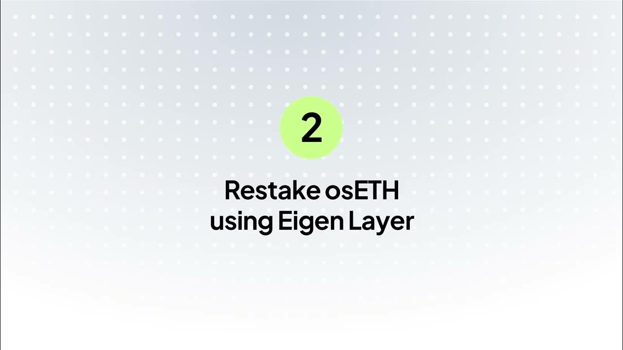 How to Guide: Restaking and Delegating Stakewise osETH on EigenLayer. - YouTube