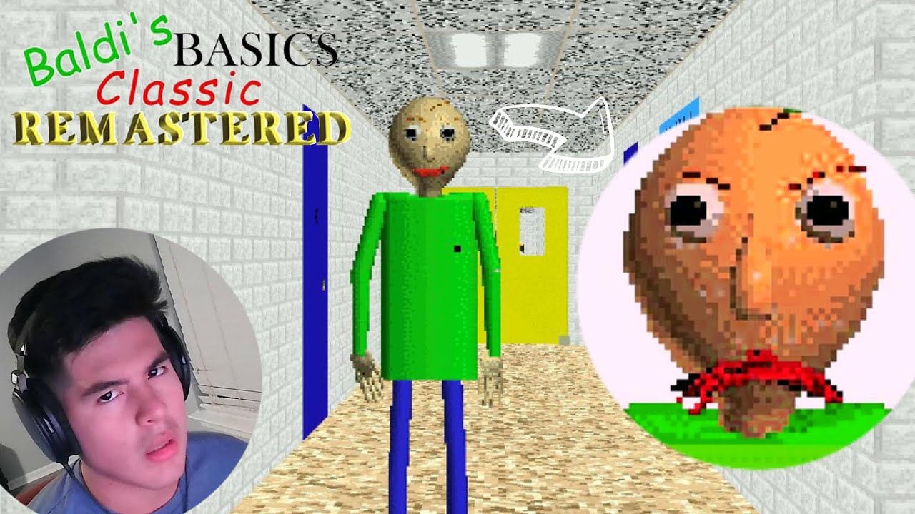 THIS SUCKER IS CHASING ME DOWN THE HALLS WITH A RULER!?! (Baldi's ...