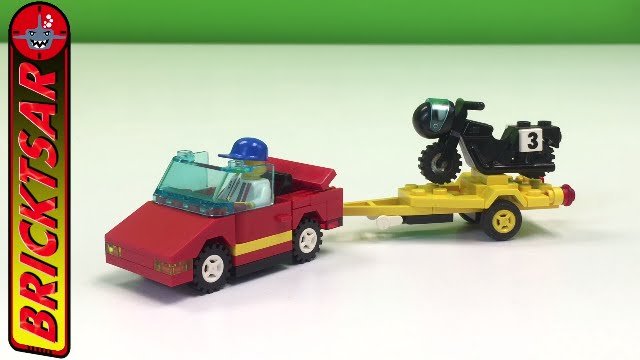 LEGO TOWN 6644 Road Rebel Motorcycle Trailer from 1990! - YouTube