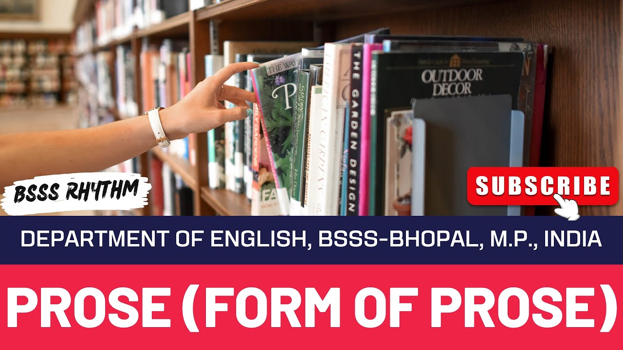 Prose (Form of Prose) | What is Prose | Prose Writing | Prose ...