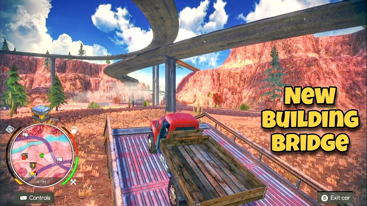 Building New Bridge In Red Canyon Map - Off The Road Unleashed Nintendo ...