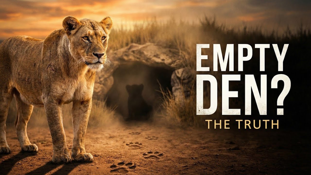 Lioness Kept Returning to an Abandoned Den — Until Rangers Discovered ...
