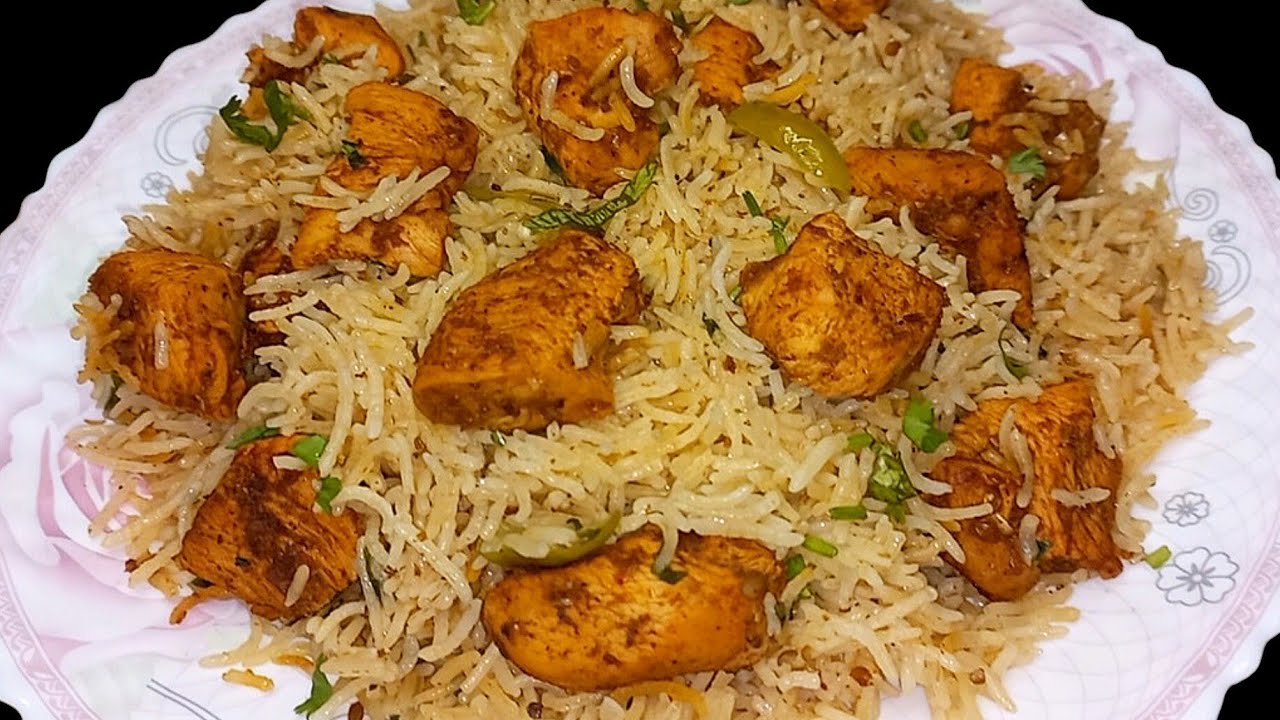 Delicious Chicken Tikka Rice Recipe | Chicken Tikka Masala Rice Recipe ...