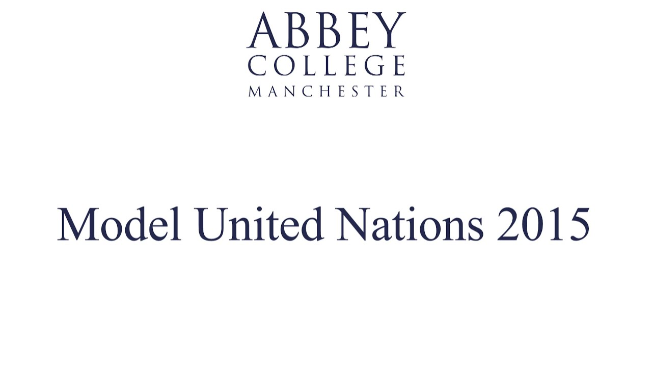 Model United Nations Debate 2015 - YouTube