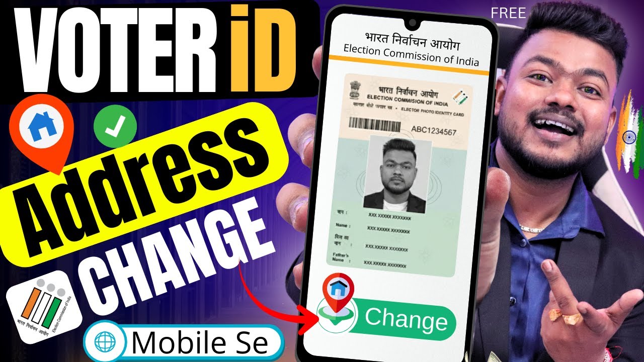 How To Change Address In Voter Id In Mobile | Mobile Se Voter Id Ka ...
