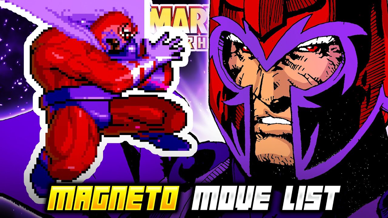 MAGNETO MOVE LIST - Marvel Super Heroes (MSH) - YouTube