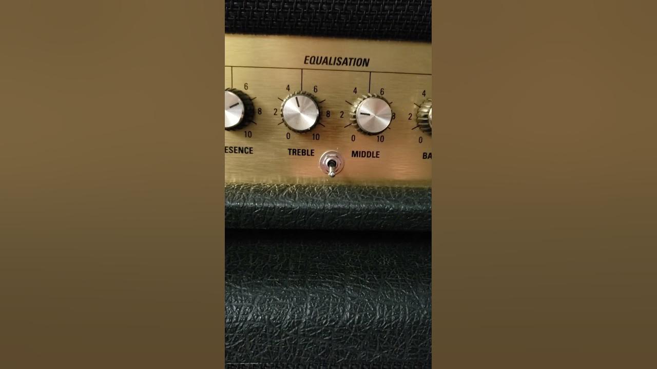 Marshall JCM 2000 DSL 50 C12 cap mod EQ mod high gain amplifier meant to sound like Marshall ...