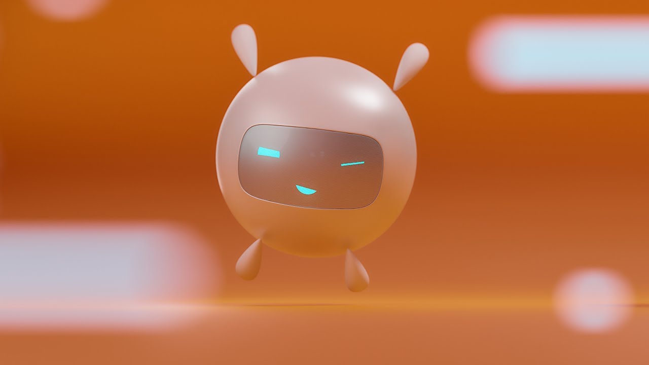 Cute robots Blender 2.9 - YouTube