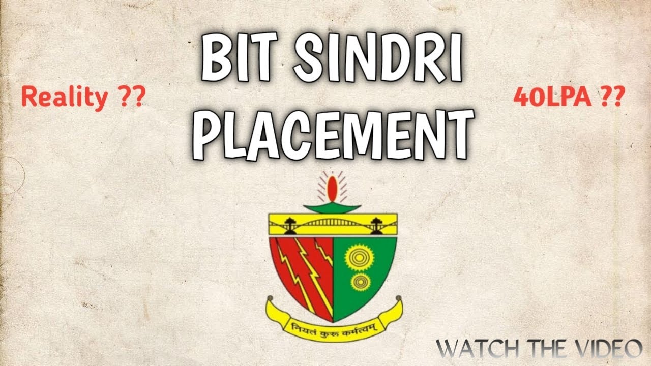 BIT SINDRI || CUTOFF || PLACEMENT || Review || 2022 ...