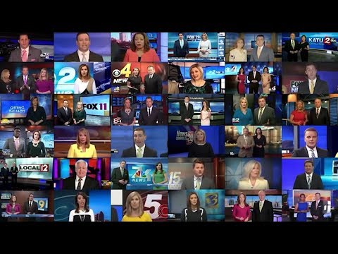 Dozens of Local News Anchors Recite the Same Script - YouTube