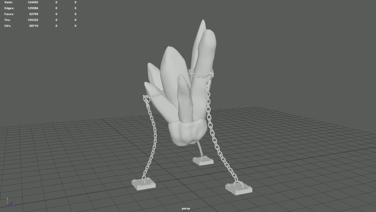 Floating Crystal Animation Test - YouTube