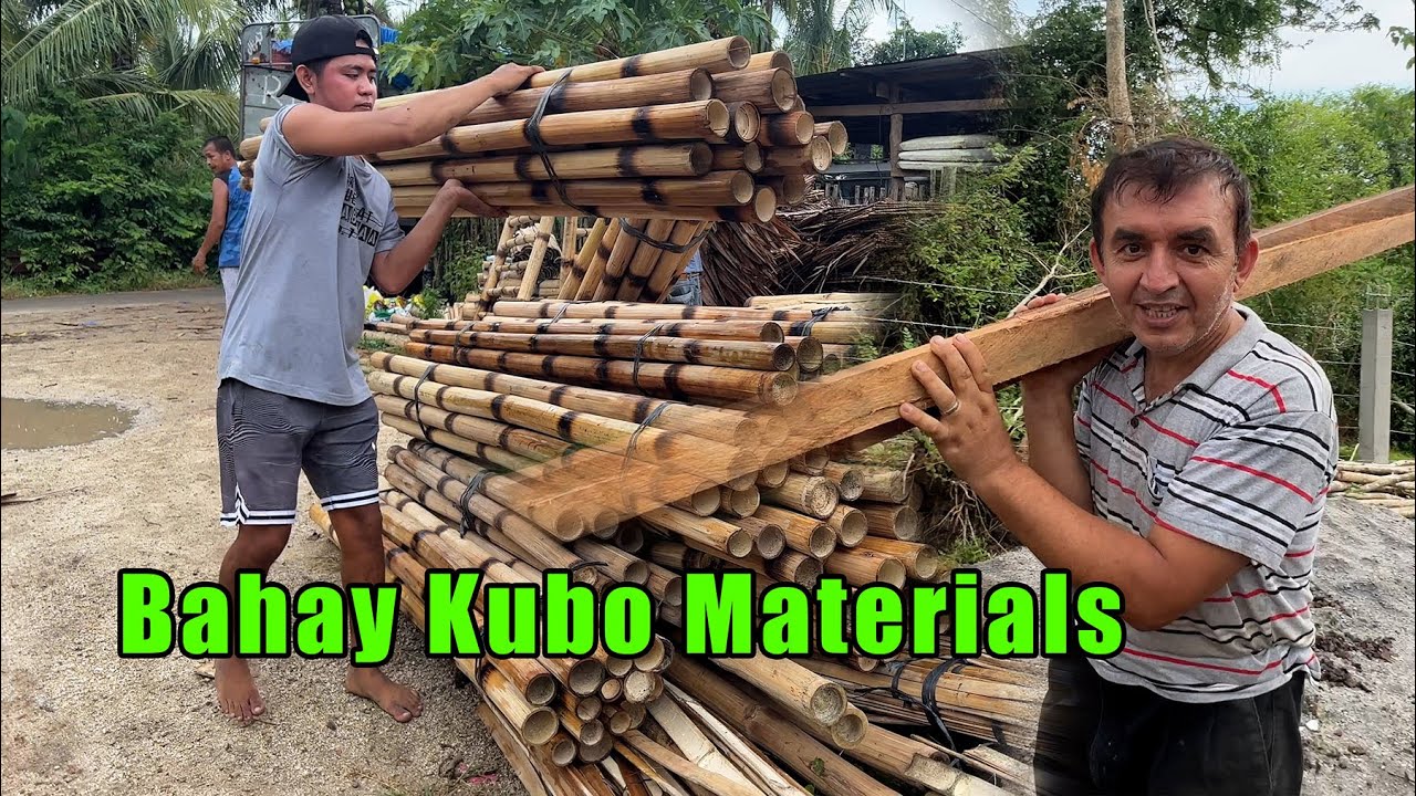 Materials Needed to Build a Large Bahay Kubo House - YouTube