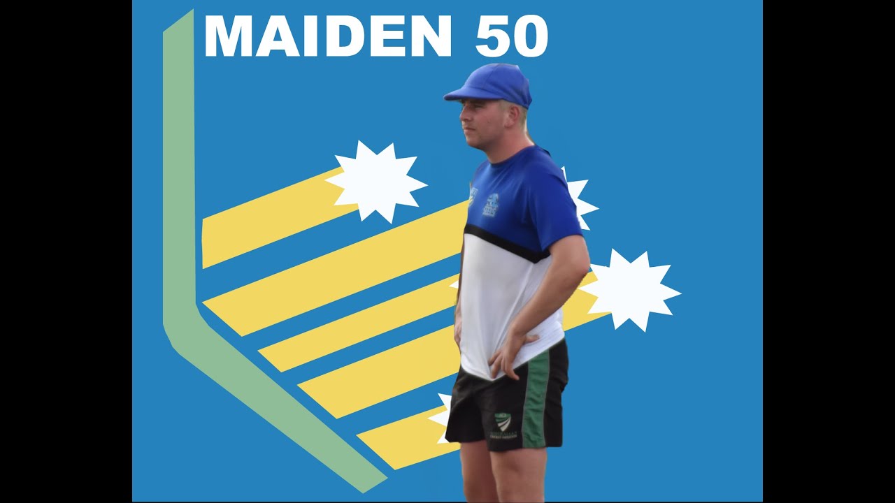 Game 1 TGC v Seels - Matt Sinnott maiden fifty - YouTube