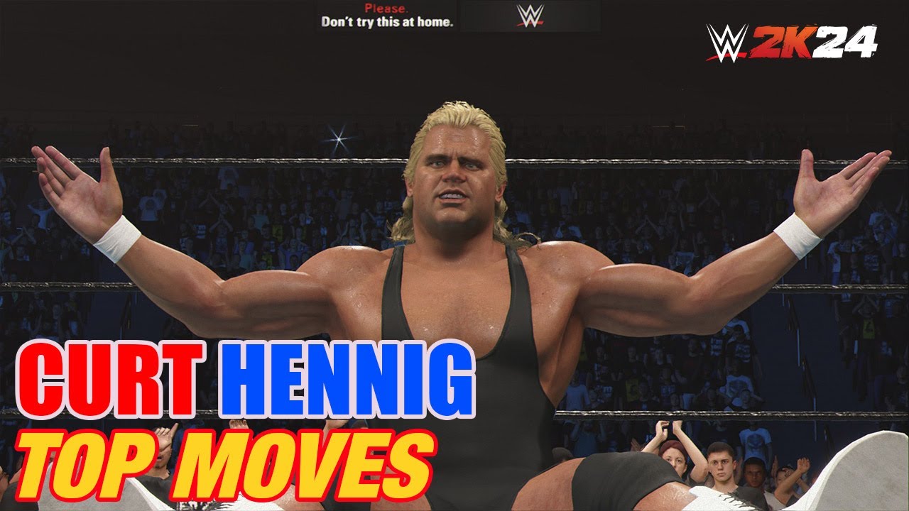 MR PERFECT (CURT HENNIG) TOP MOVES, SIGNATURES, FINISHER | WWE 2K24 ...