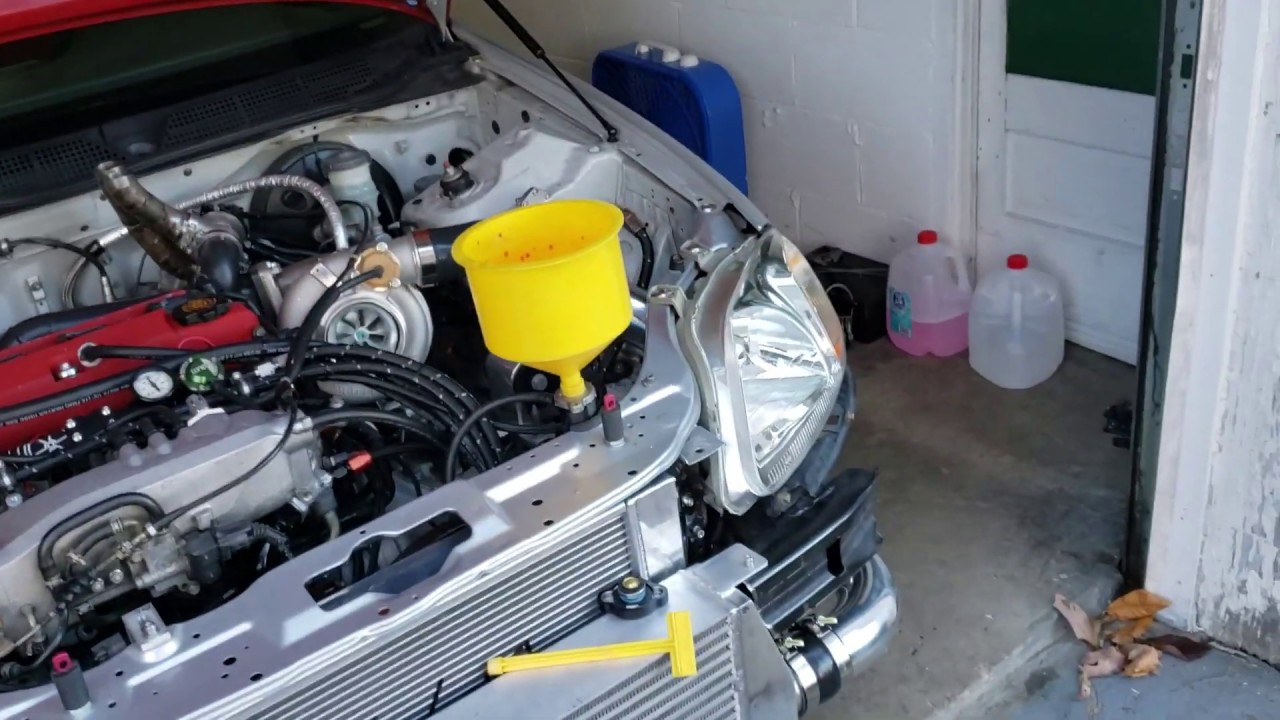 Honda civic F2k cold start - YouTube