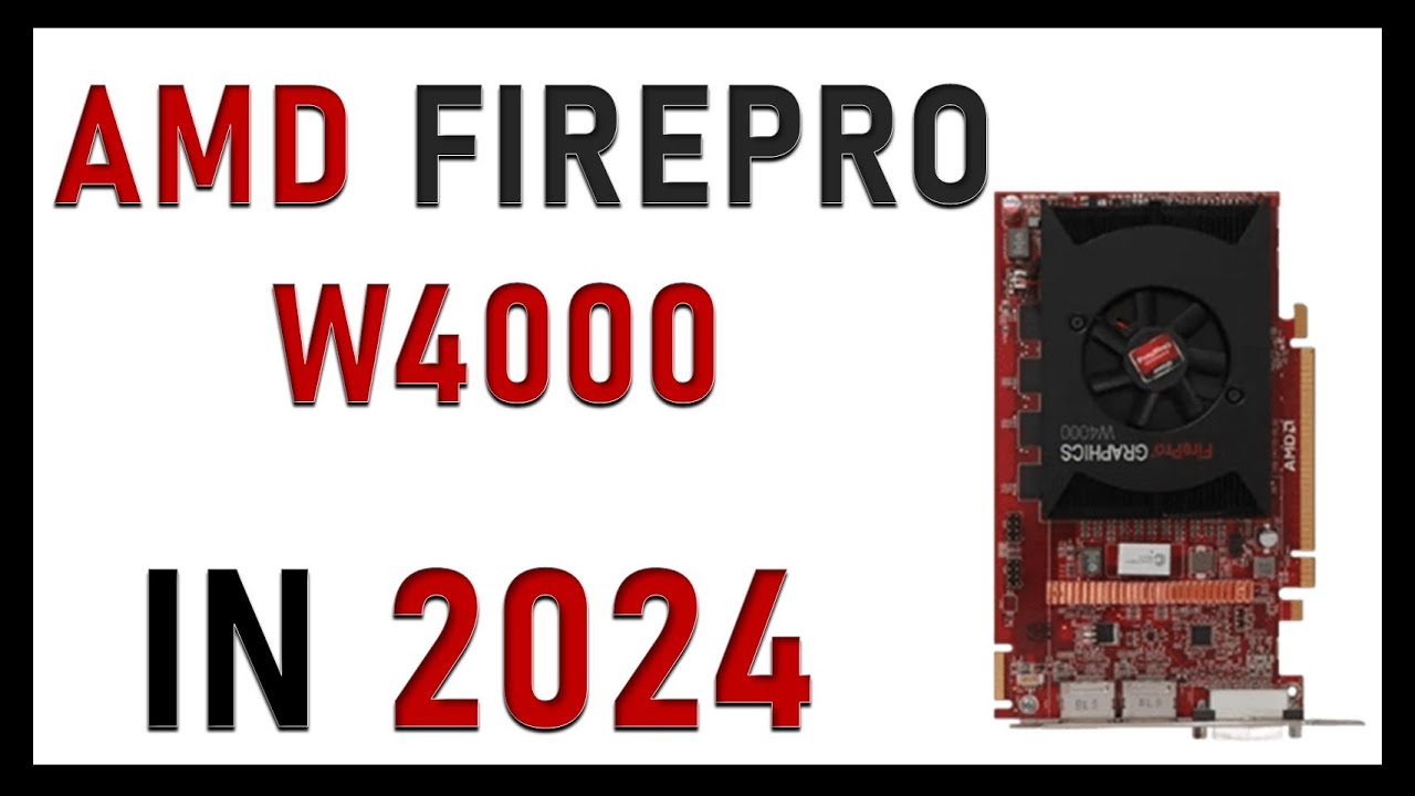 AMD FIREPRO W4000 IN 2024 - YouTube