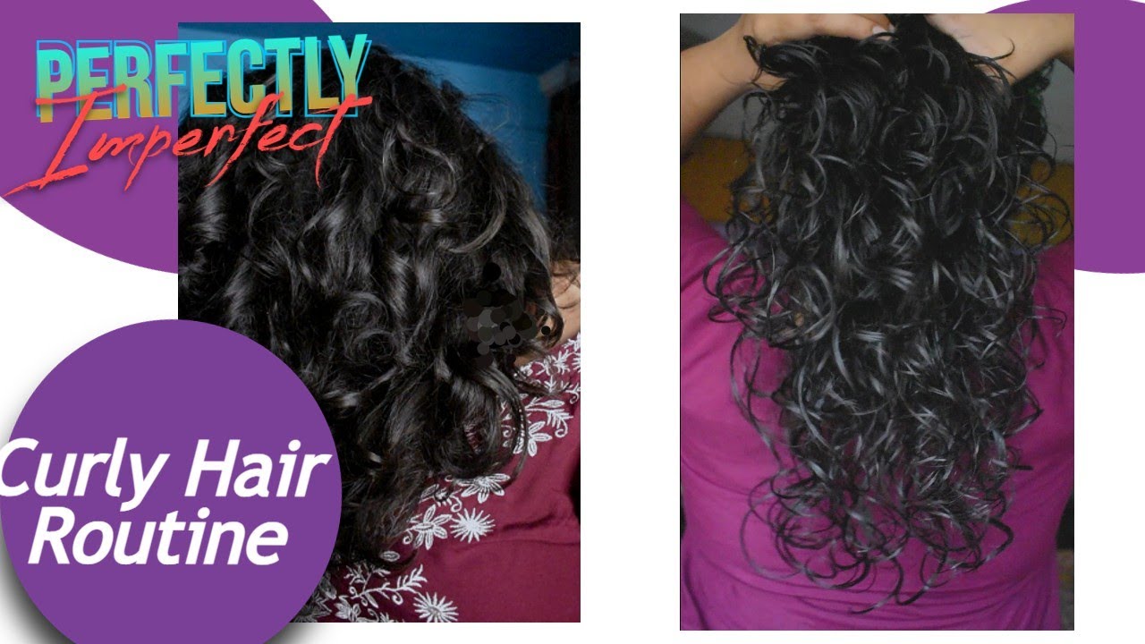 Indian Curly Hair Routine|Step By Step Routine| Curly/Wavy Hair Routine ...