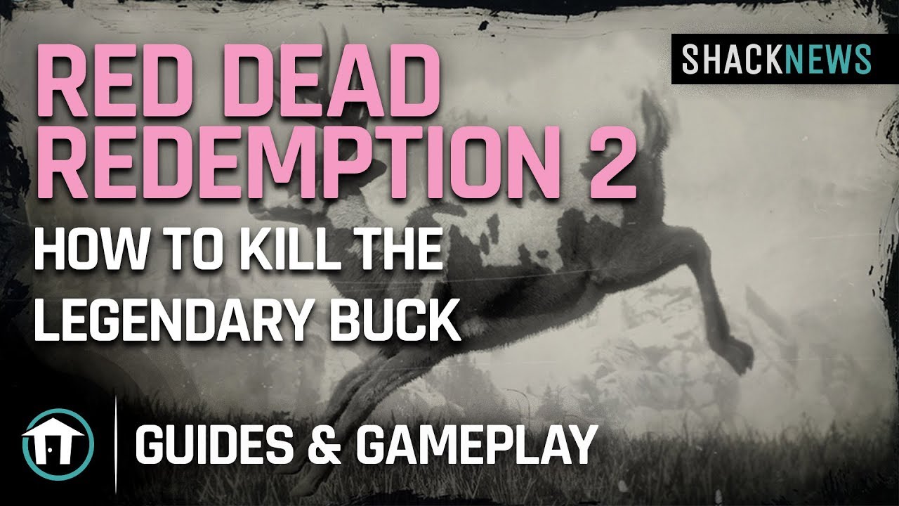 Red Dead Redemption 2 - Where to Find and Hunt the Legendary Buck - YouTube