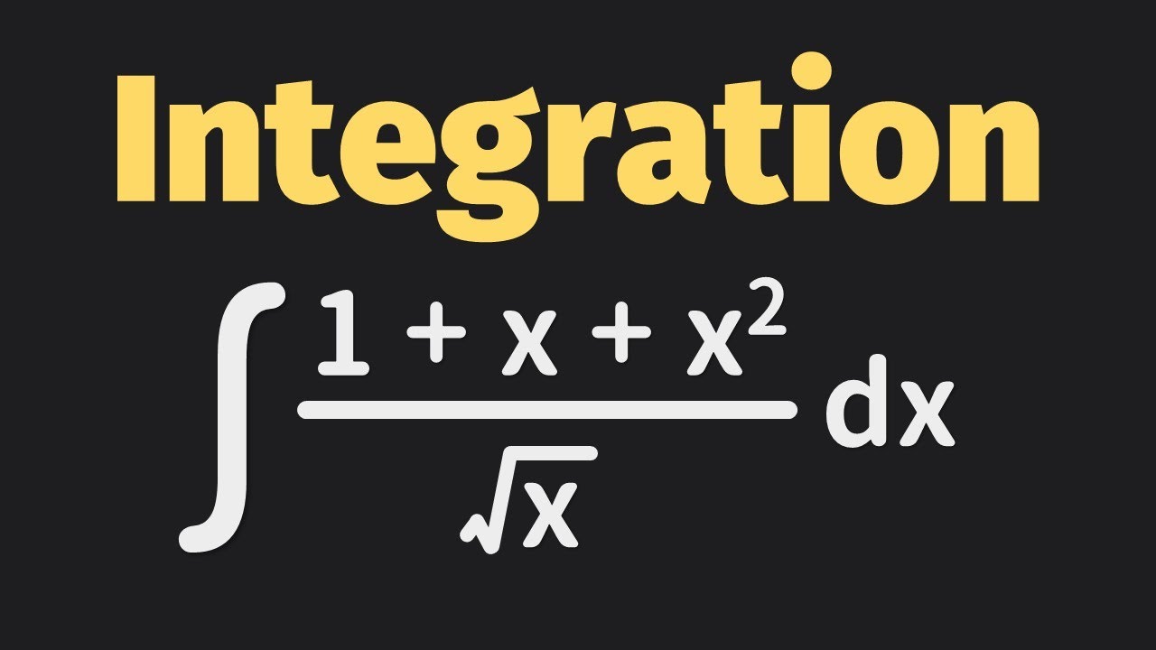 Integration by Only Reversing the Power Rule | Integration | Calculus ...
