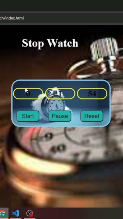 Stop Watch Using Html Css And Js Developers Webdevelopment Htmlcss Javascript Htmlcssjs