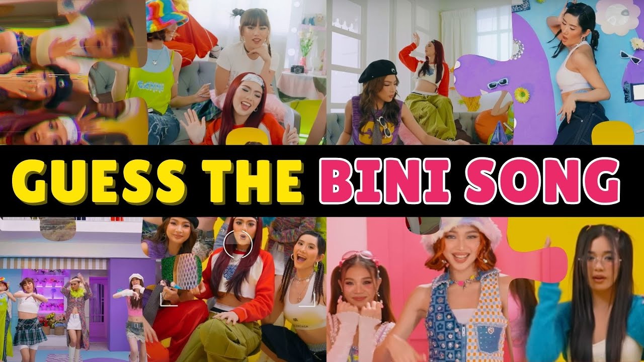 BINI Song Quiz: Guess the Hit from 4 Pictures! | BLOOMS Challenge Part ...