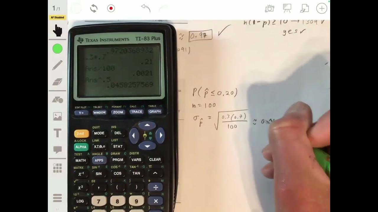 AP Statistics Chapter 7 Review Problems Sampling Distributions - YouTube