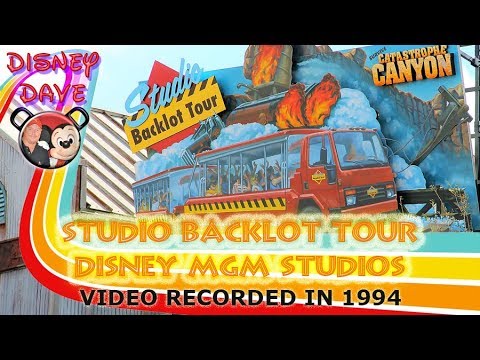 Extinct Disney Studios Backlot Tour Disney MGM Studios Filmed in 1994