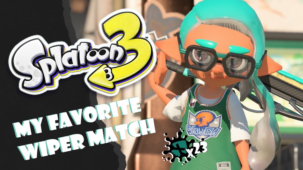 My BEST Wiper Match In Splatoon 3 - YouTube