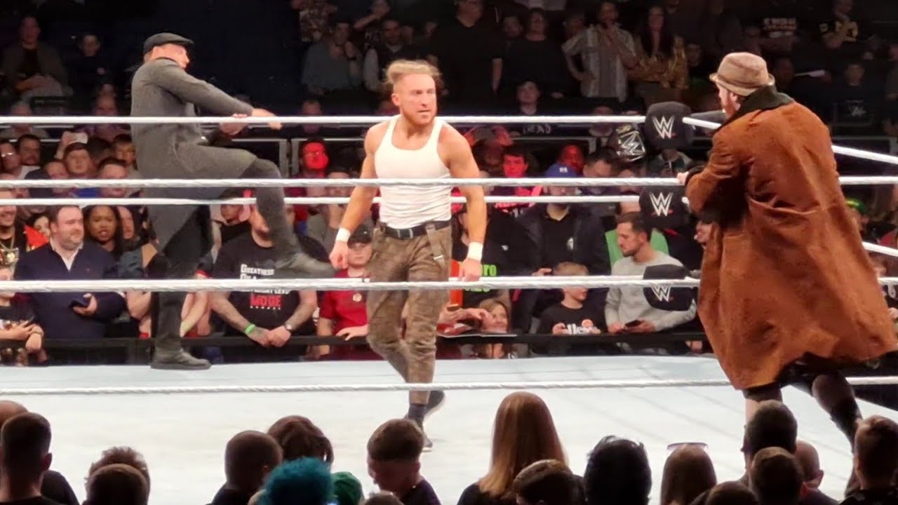 BUTCH FOUND at WWE London 2022 captured by Sheamus & Ridge Holland then ...