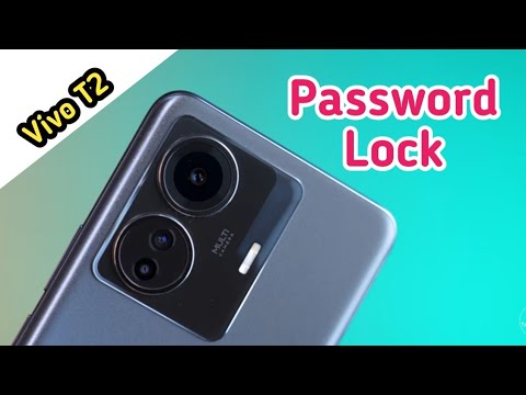How to set screen lock in Vivo T2 , Vivo T2 pattern lock, Vivo T2 pin ...