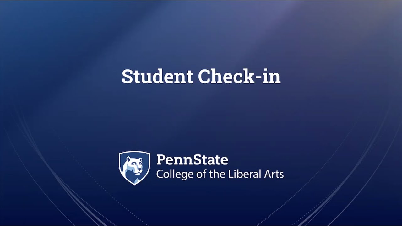 Student Check In - YouTube