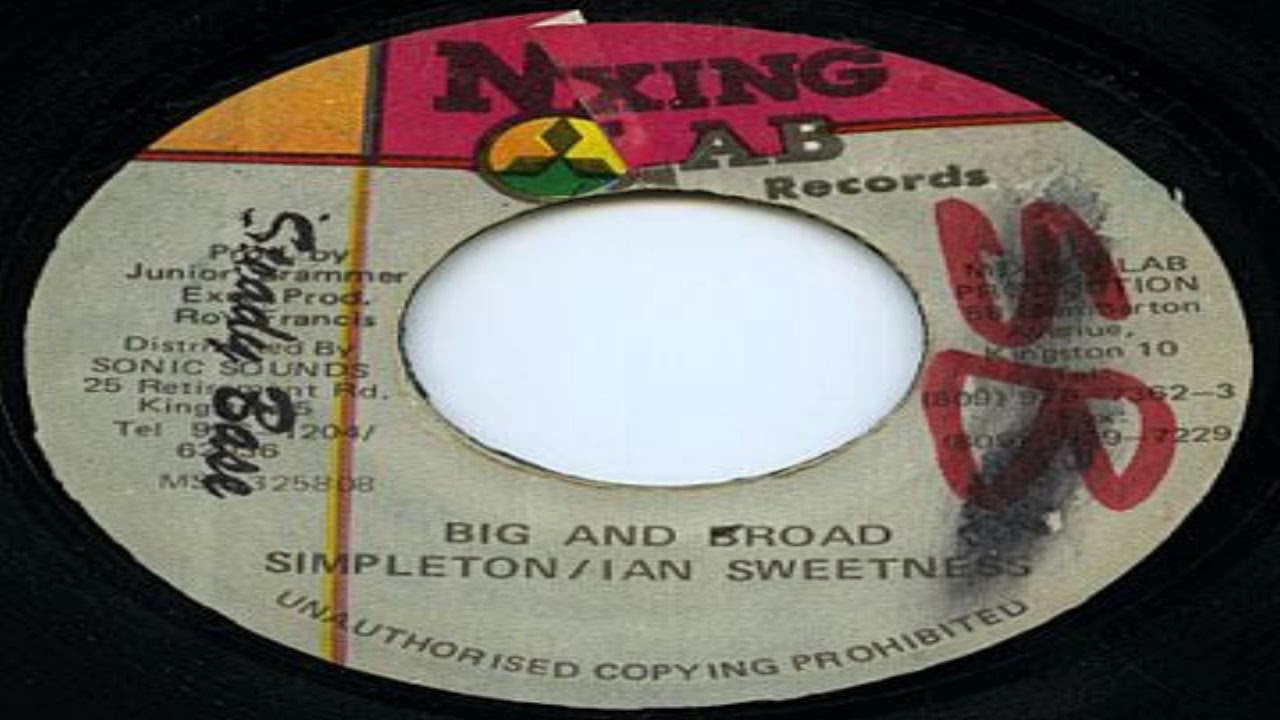 Ian Sweetness & Simpleton - Big And Broad - YouTube