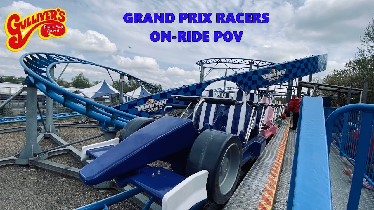 🏁🚗 Grand Prix Racers On-Ride POV | Family Driving Ride at Gulliver’s ...